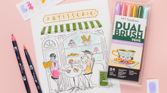 Dual Brush Pen Art Markers | 108 Colors | Brush Markers |Tombow ...